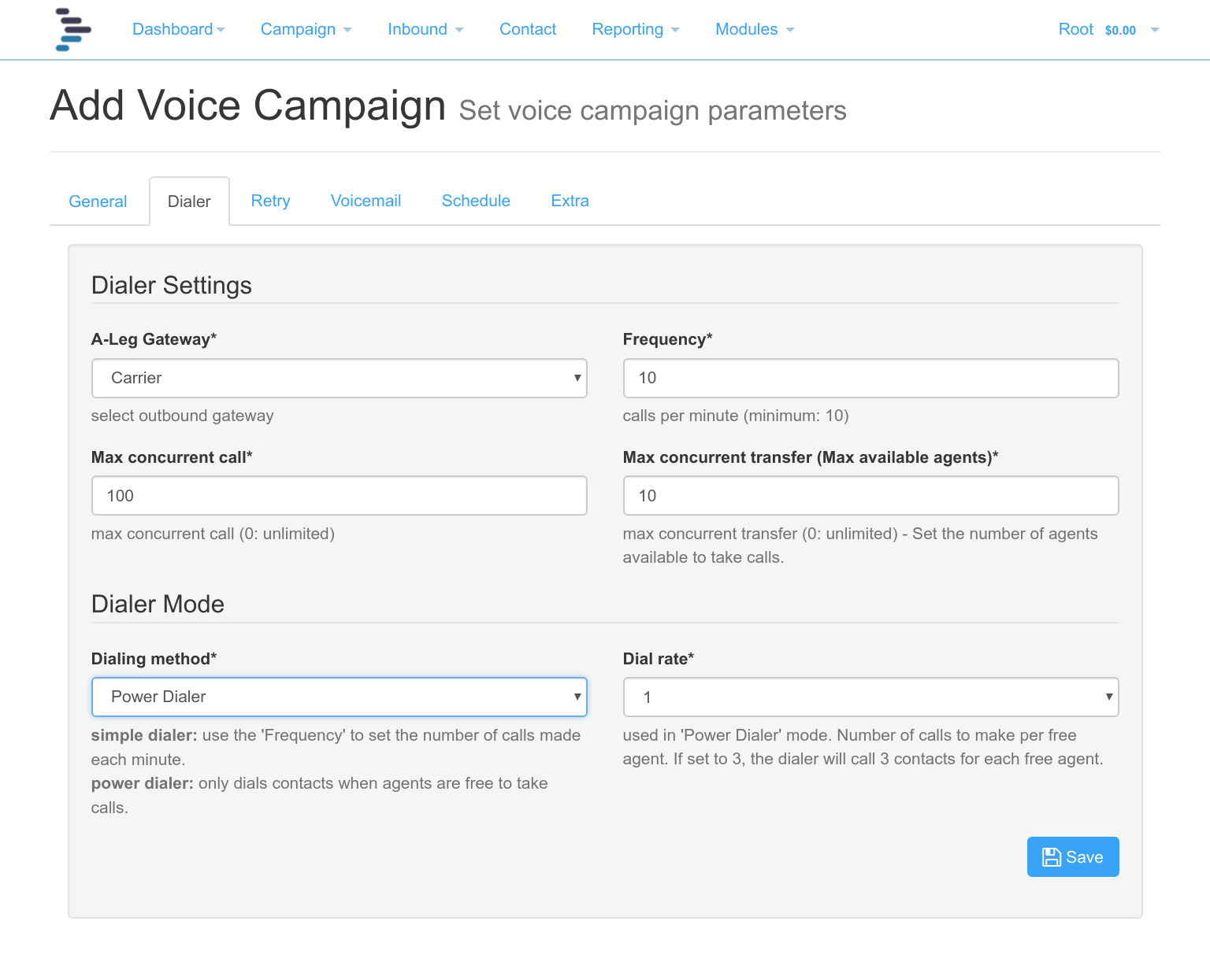 Power Dialer Software - powercall AI
